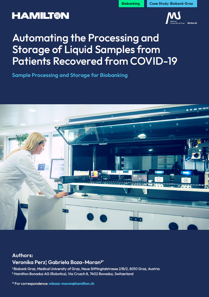 Hamilton Robotics | Automated Biobanking